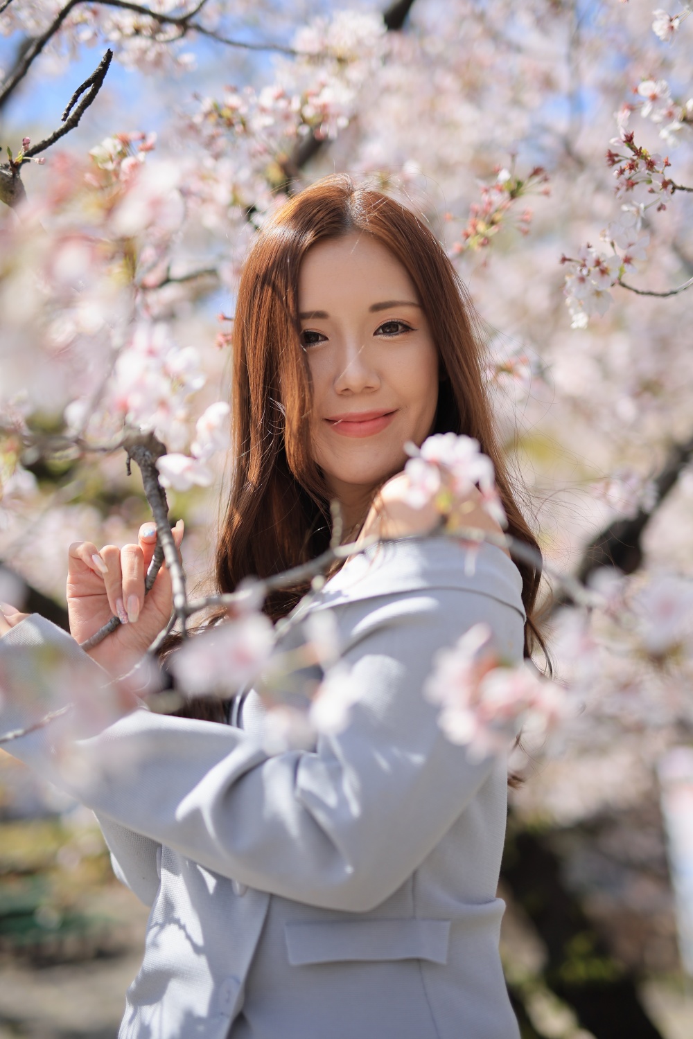 りおちゃん 桜撮影